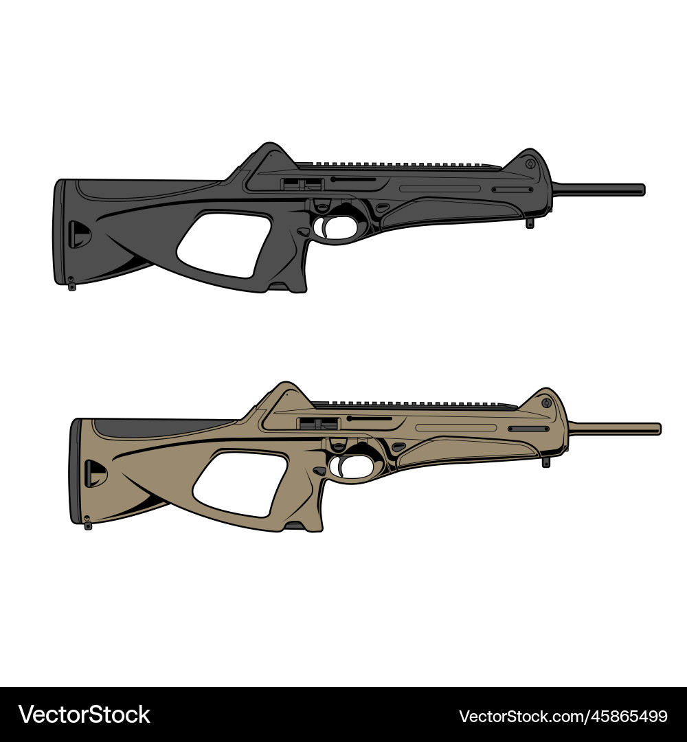 Beretta cx4 storm Royalty Free Vector Image - VectorStock