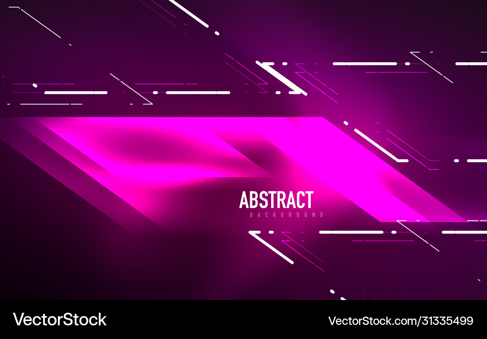 Dynamic neon shiny abstract background trendy Vector Image