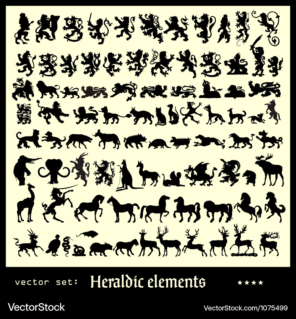 Heraldic Snake Vector Images (over 280)