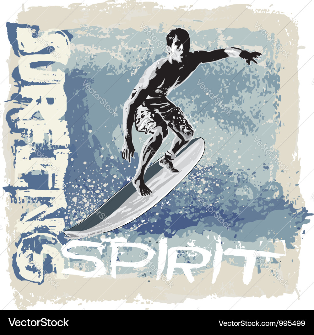 Ocean Wave Spirit Royalty Free Vector Image - VectorStock