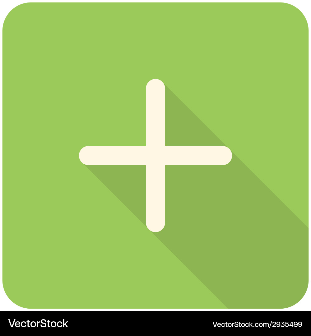 Plus icon Royalty Free Vector Image - VectorStock