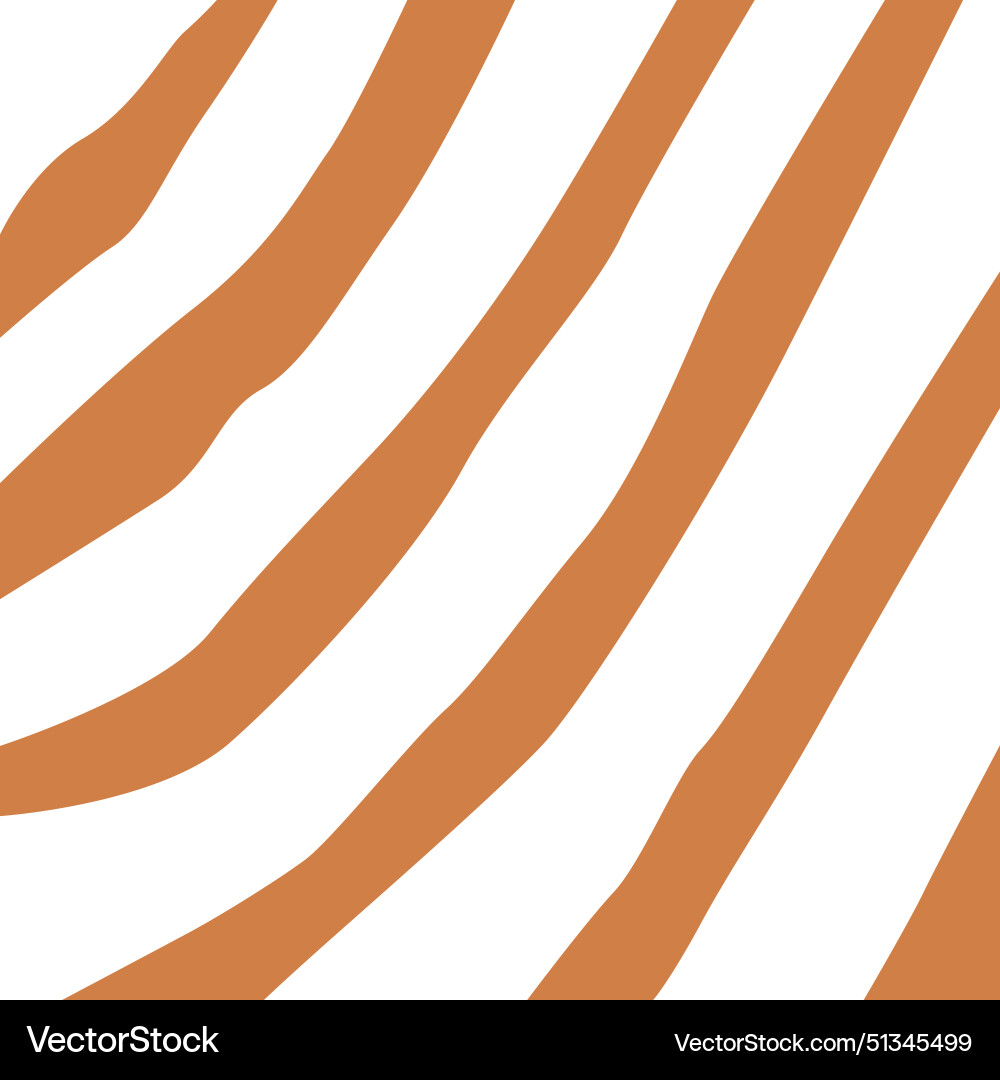 Zebra brown lines pattern texture wallart Vector Image