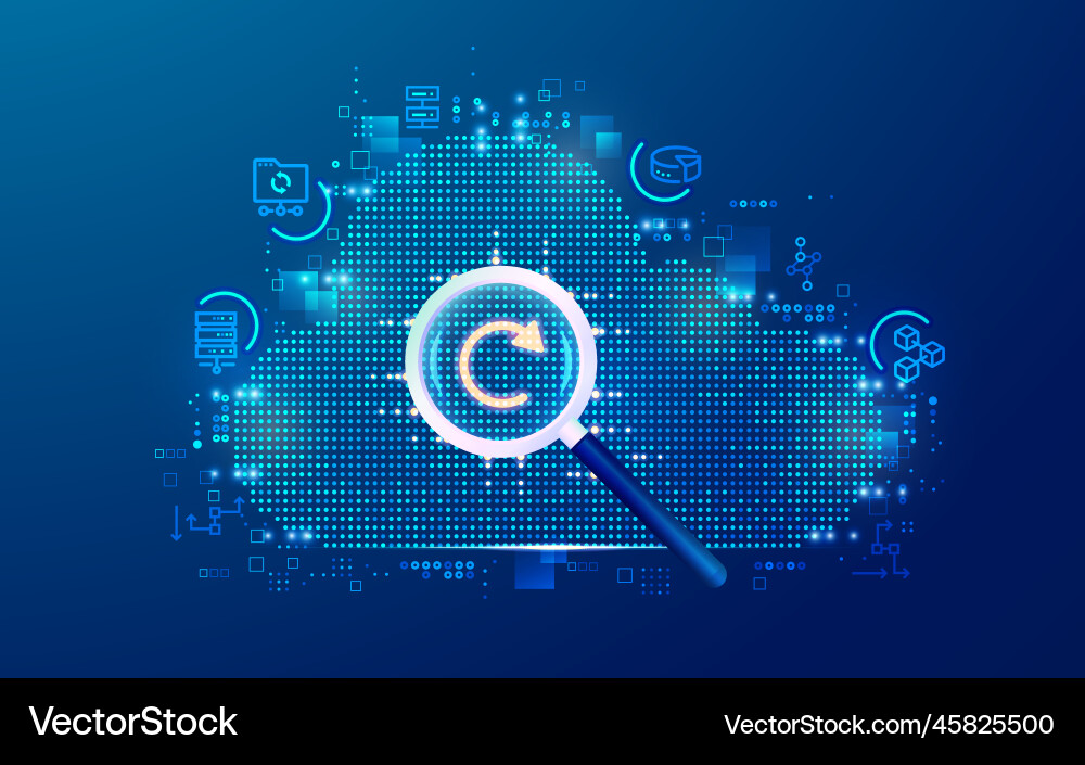Dataanalytics Royalty Free Vector Image - VectorStock