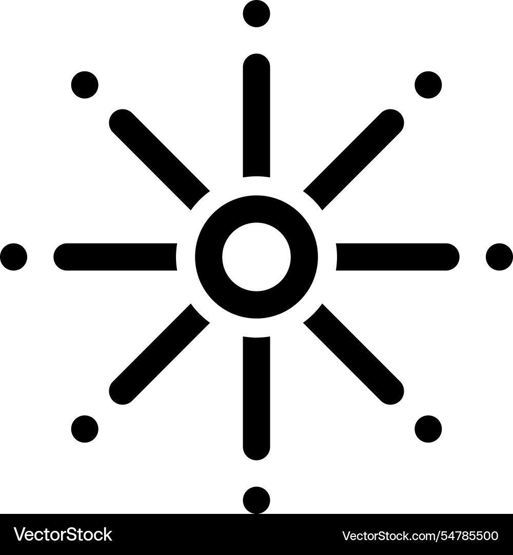 Simple star geometric shape element Royalty Free Vector