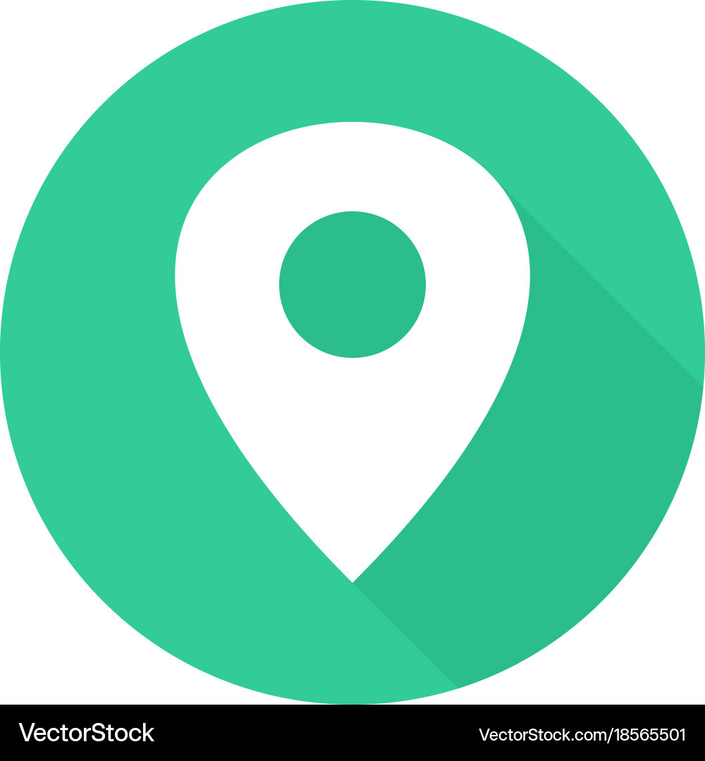 Gps location pin Royalty Free Vector Image - VectorStock