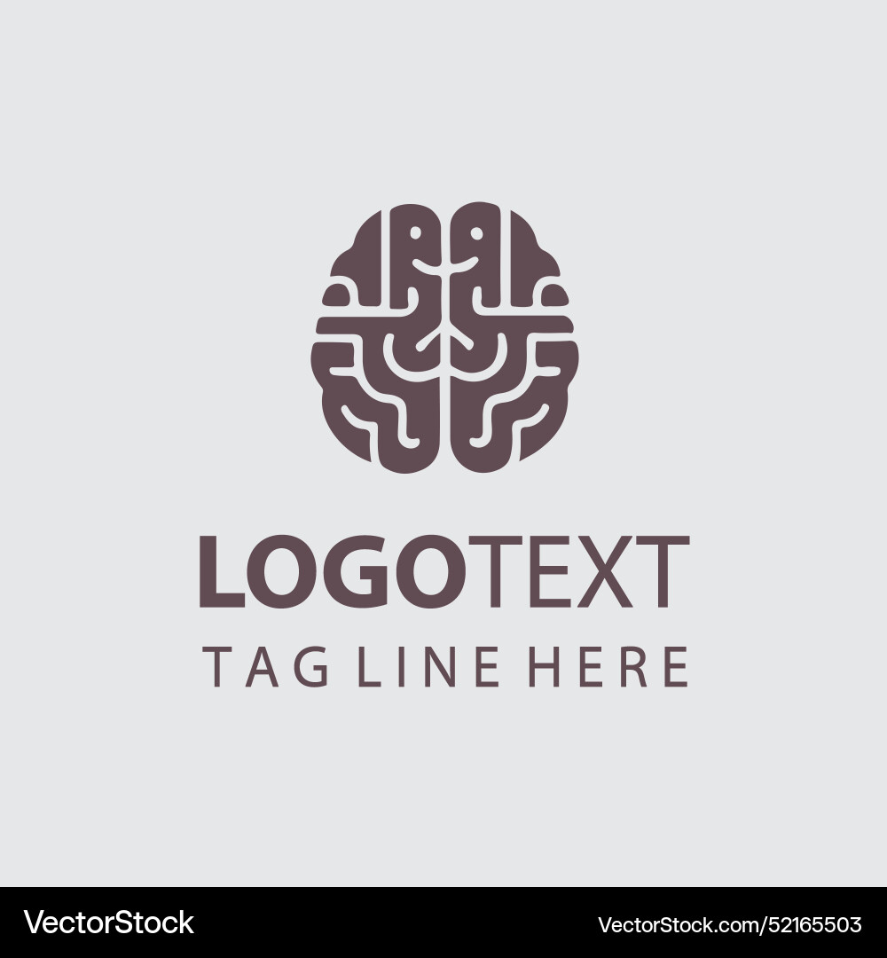 Brain logo Royalty Free Vector Image - VectorStock
