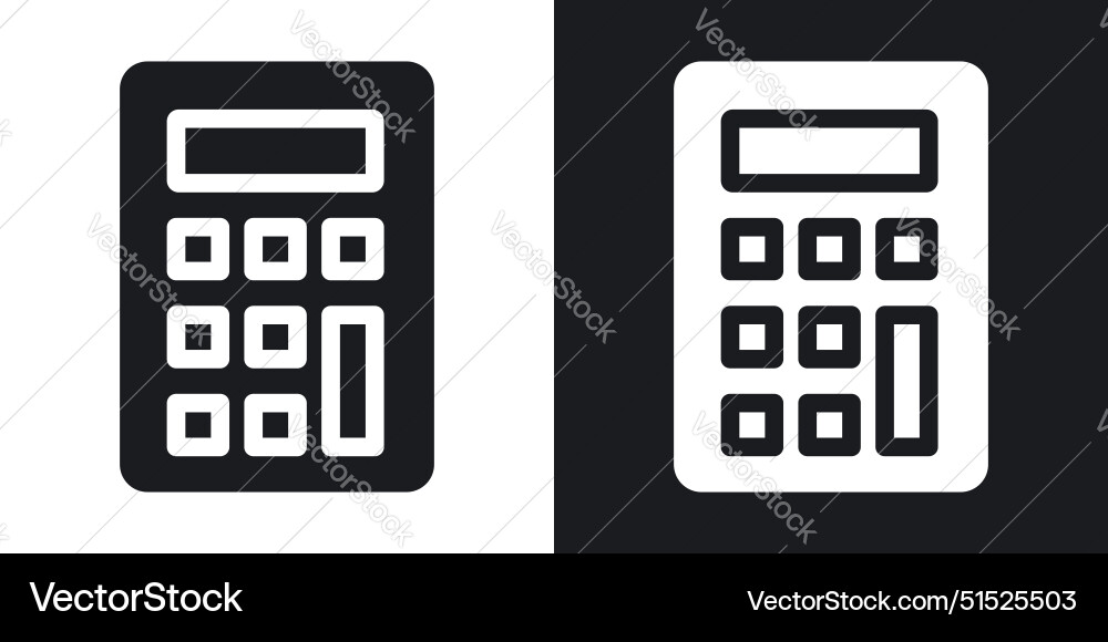 Calculator icon Royalty Free Vector Image - VectorStock
