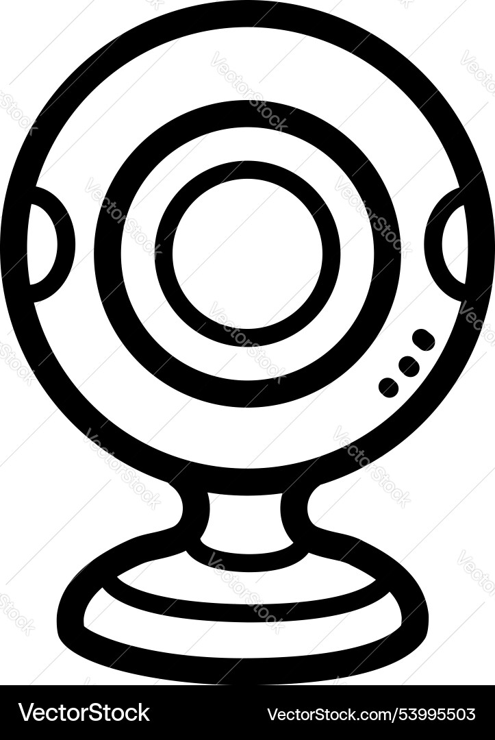 Cctv - electronic devices icons Royalty Free Vector Image