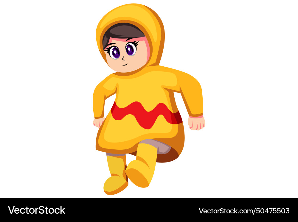 Cute girl character design Royalty Free Vector Image