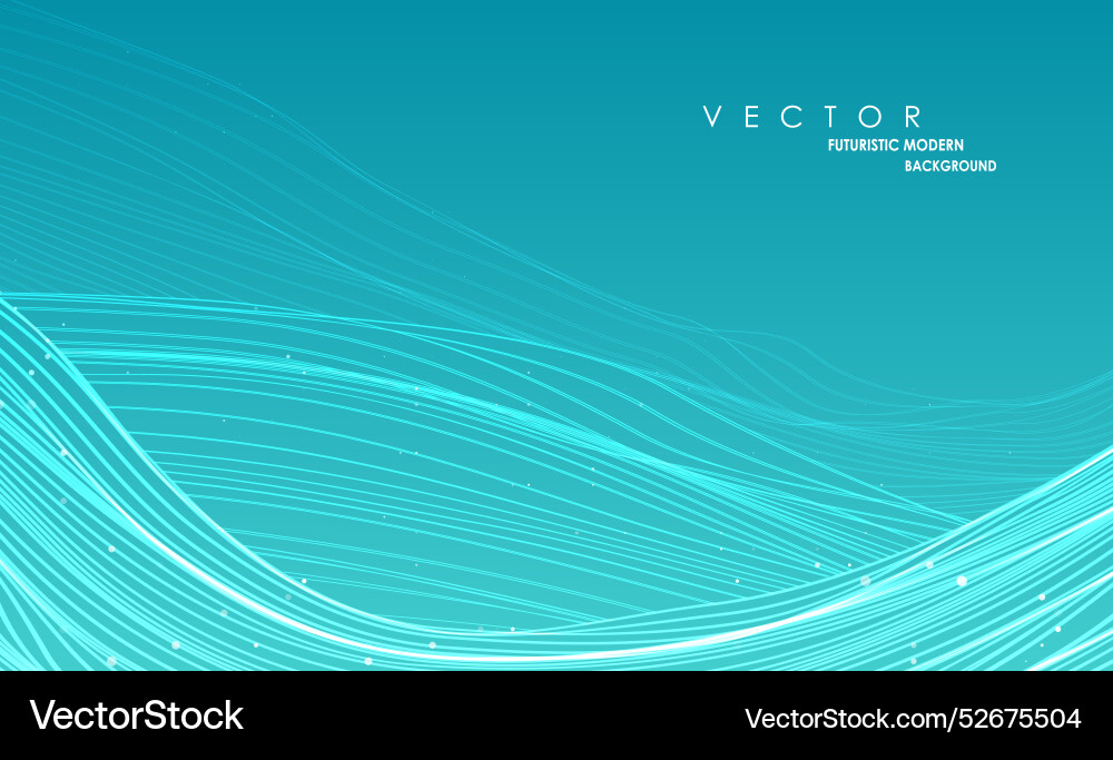 Abstract wave lines Royalty Free Vector Image - VectorStock