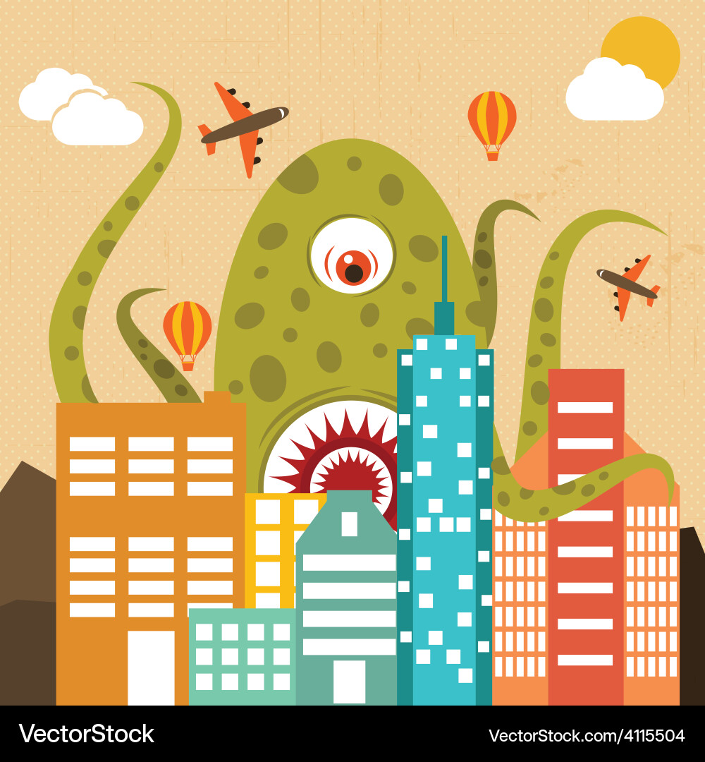 Monster Royalty Free Vector Image - VectorStock