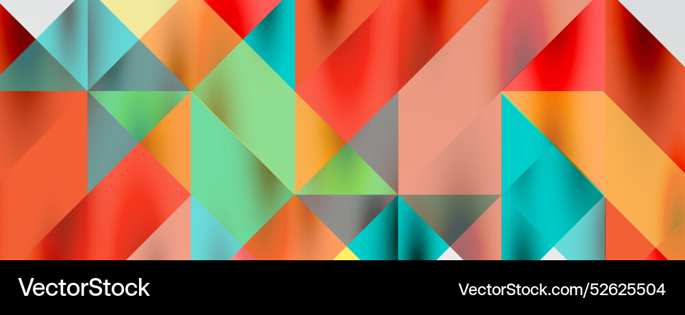 Tech minimal overlapping triangle shapes elements Vector Image