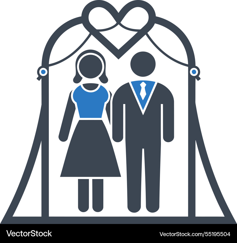 Wedding icon Royalty Free Vector Image - VectorStock