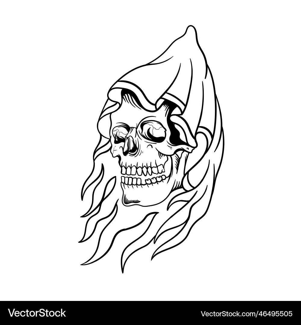 Grim Reaper Outline