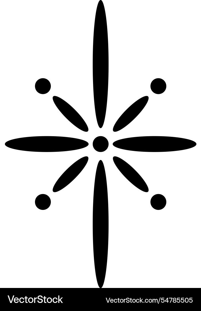 Star twinkle modern simple element Royalty Free Vector Image