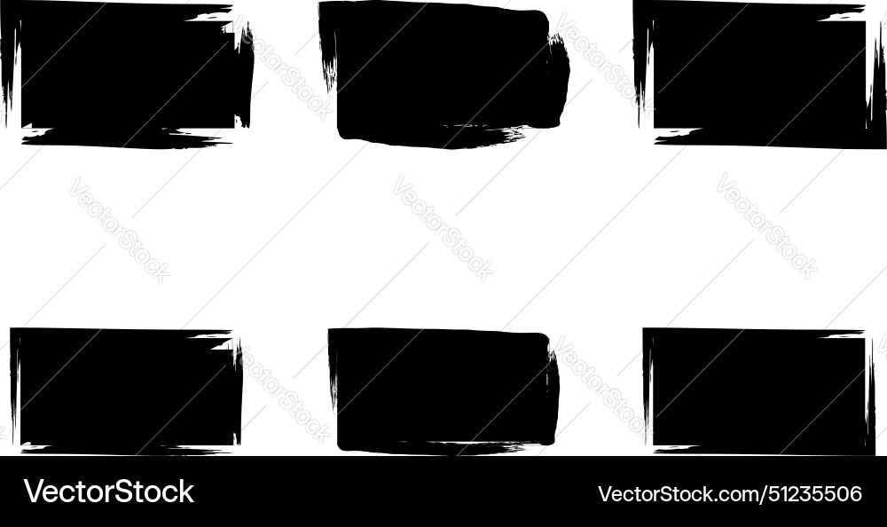 Horizontal rectangle shape filled bold Royalty Free Vector