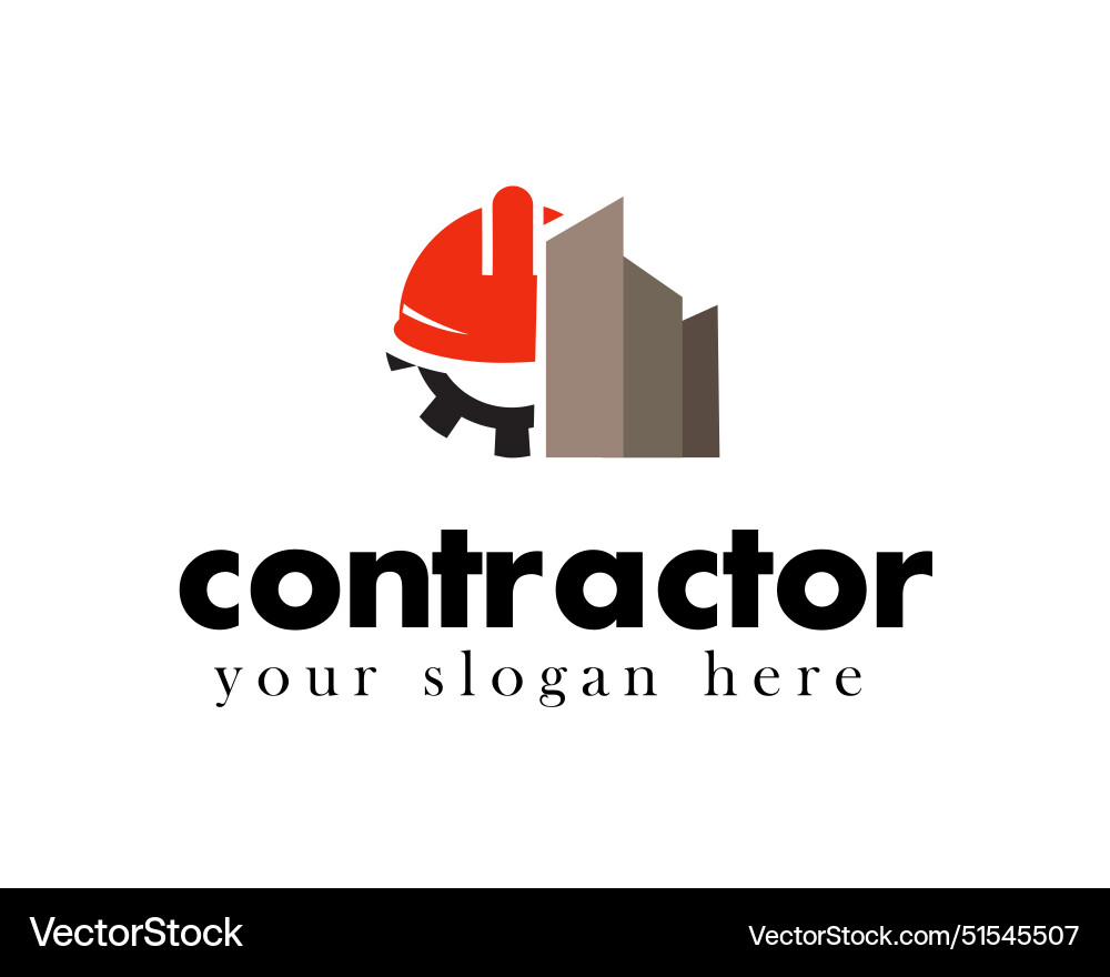 Contractor logo Royalty Free Vector Image - VectorStock