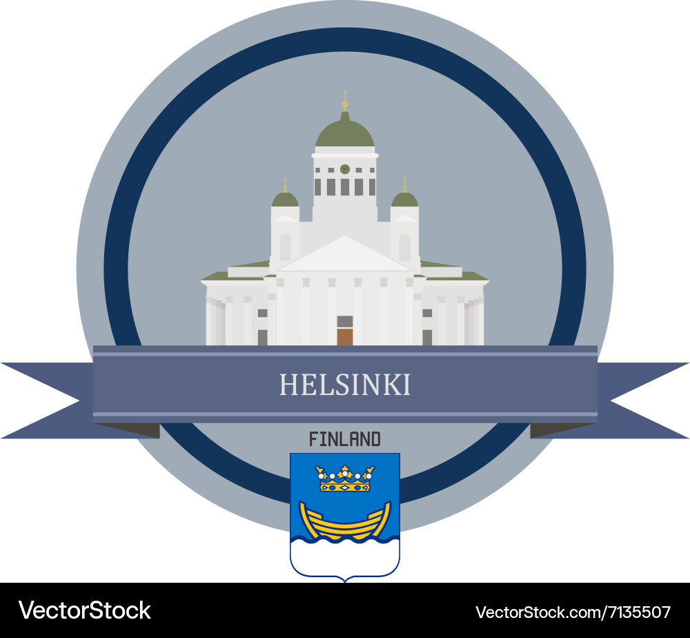 Helsinki Royalty Free Vector Image - VectorStock