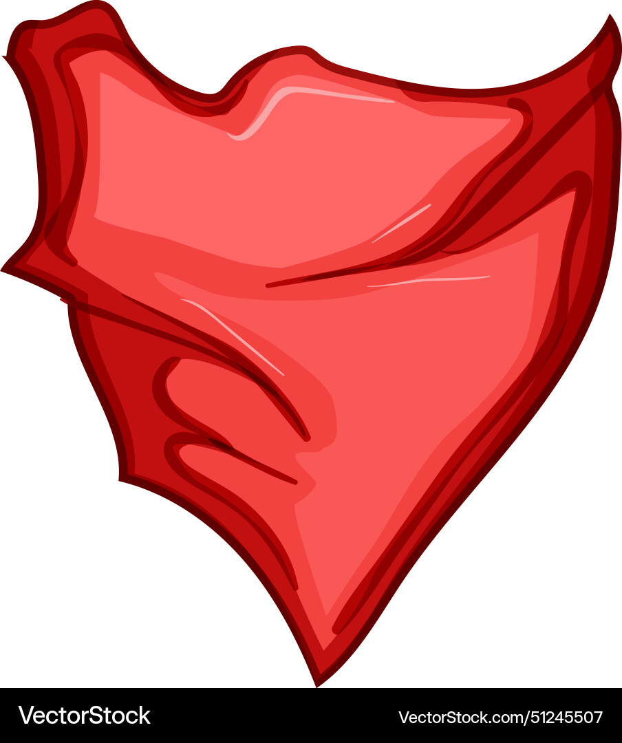 Neck handkerchief wild west cartoon Royalty Free Vector