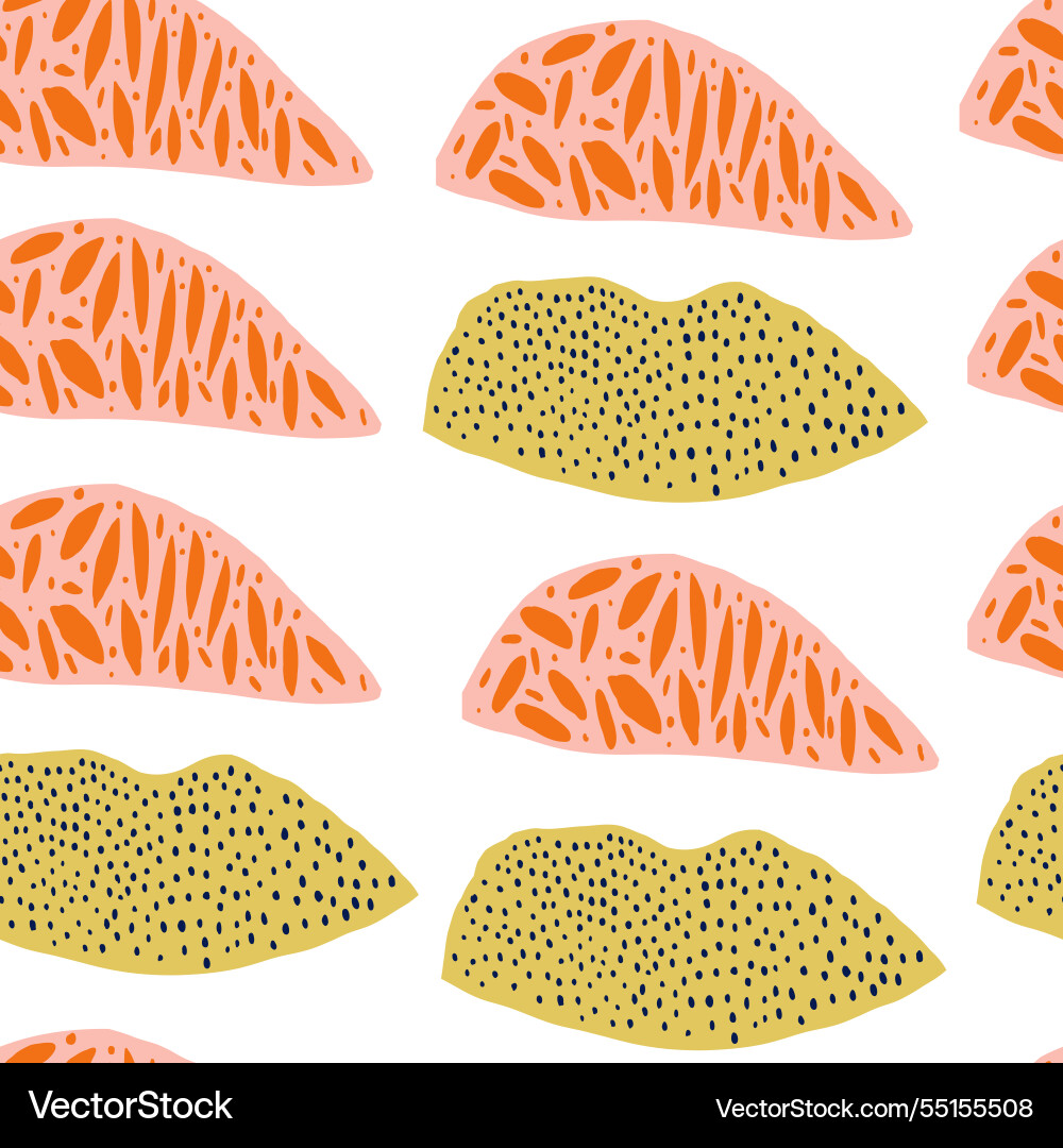 Abstract mountain pattern featuring dotted Vector Image