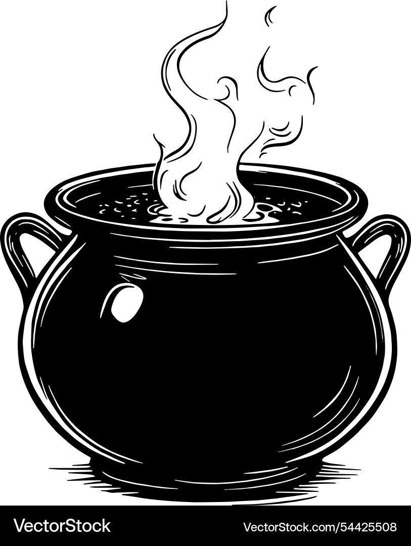 Cartoon Cauldron Witch Cartoon # 6245 ANDERTOONS