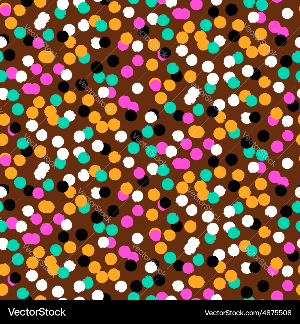 Confetti Dot Pattern Royalty Free Vector Image