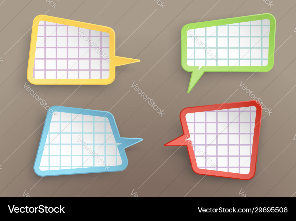 Paper cell Royalty Free Vector Image - VectorStock