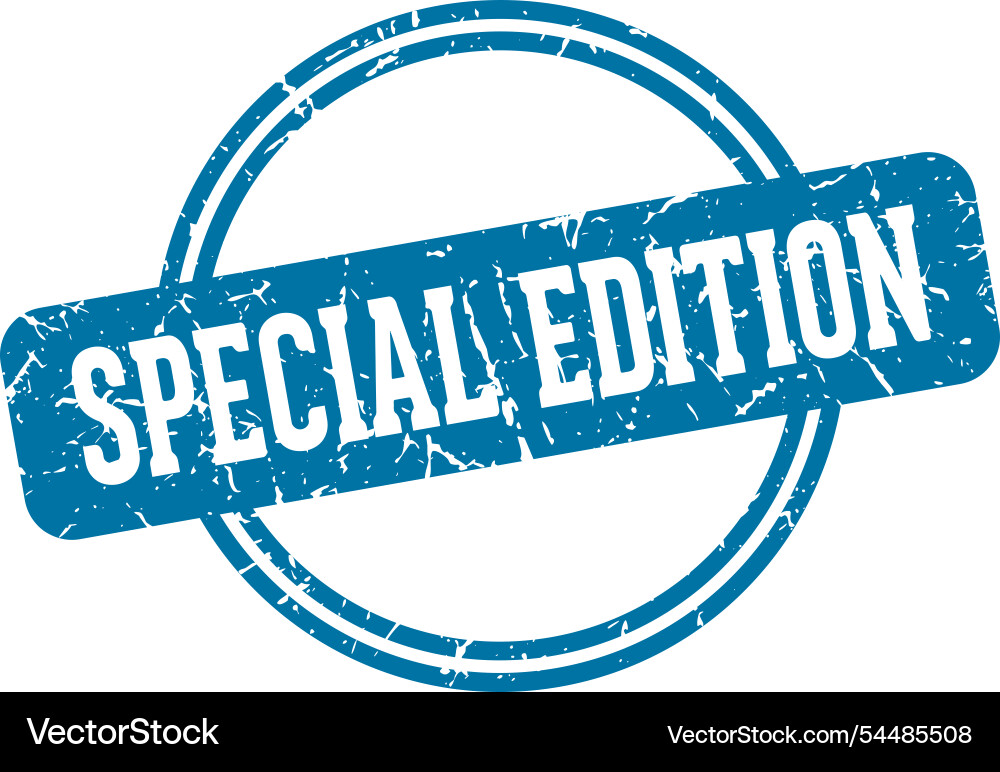 Special edition stamp Royalty Free Vector Image