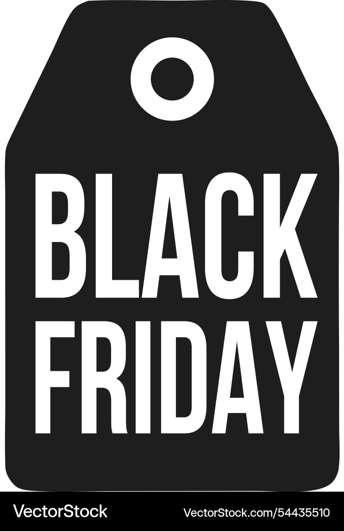 Ein Preis-Tag silhouette Lizenzfreies Vektorbild