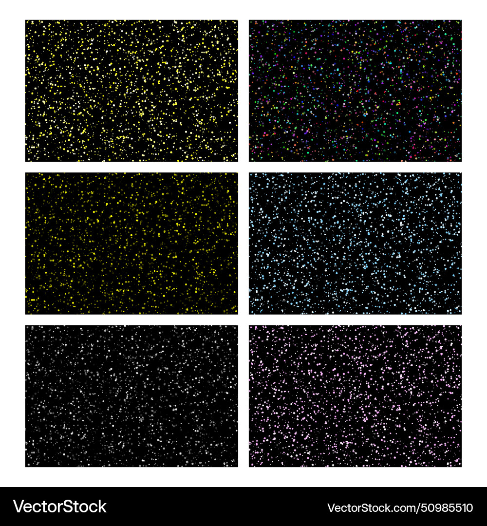 Stars in the night sky universe abstract Vector Image