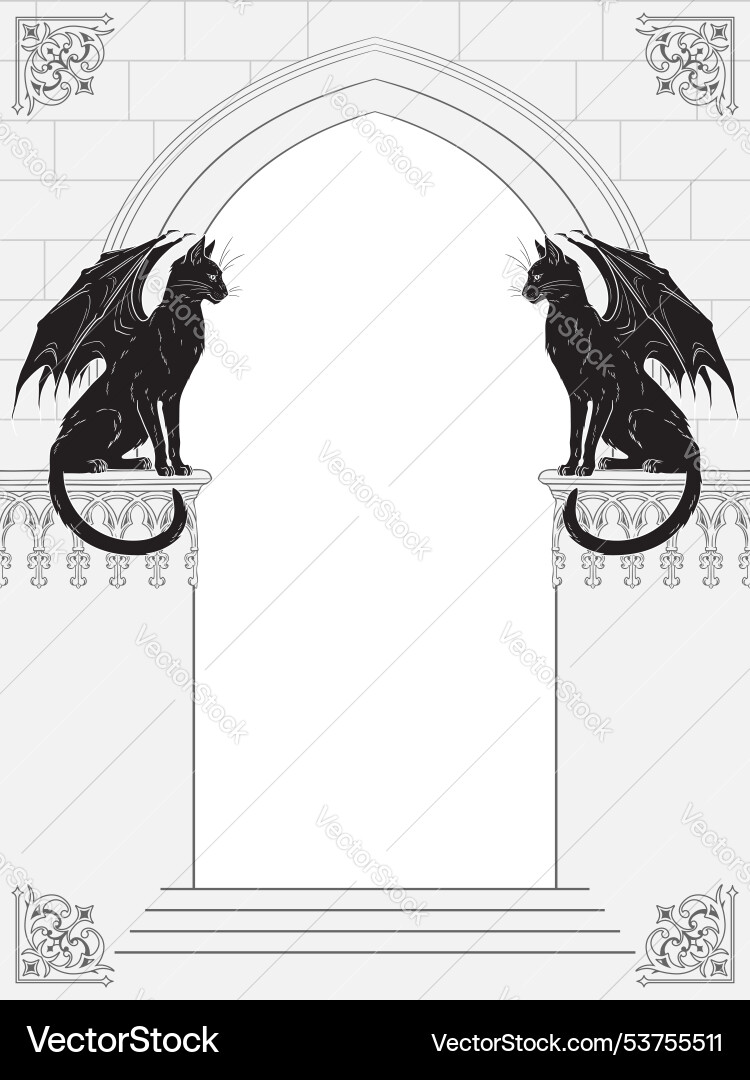 Gargoyle Gothic Vector Images (over 730)
