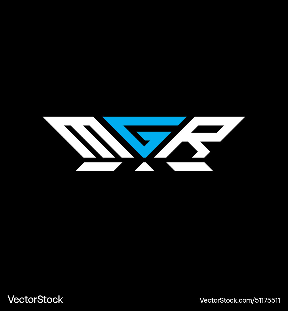Mgr letter logo design simple and modern Vector Image