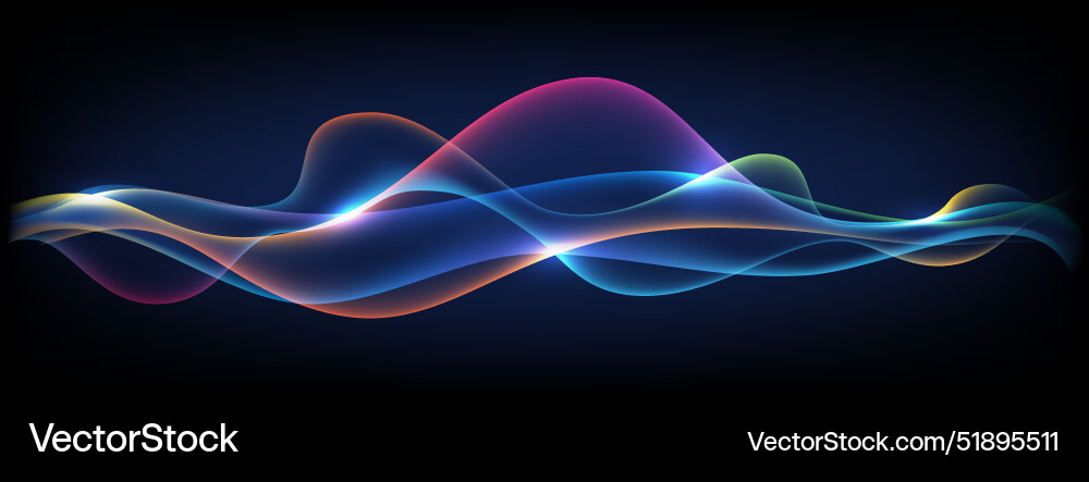 Speaking sound waves Royalty Free Vector Image