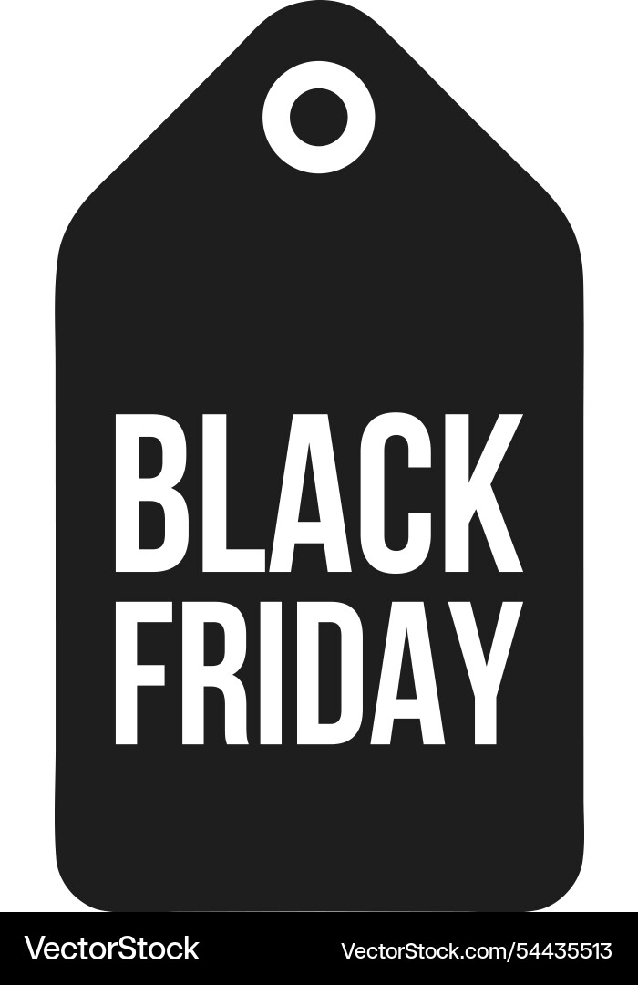 Ein Preis-Tag silhouette Lizenzfreies Vektorbild