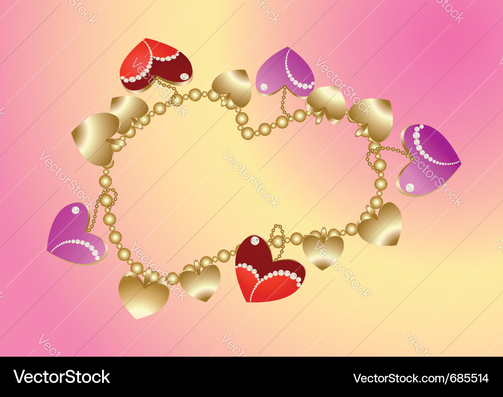 Gold bangle Royalty Free Vector Image - VectorStock