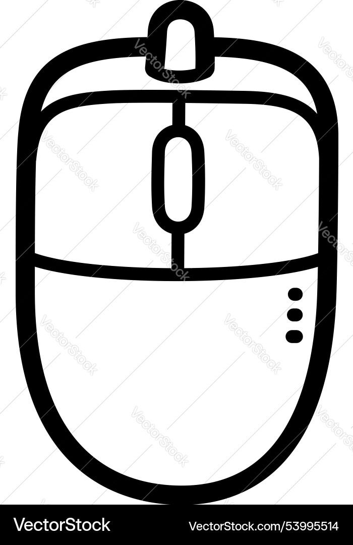 Mouse - electronic devices icons Royalty Free Vector Image