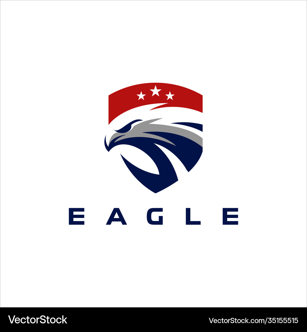 Eagle Star Logo Premium Vector | Eagle Star Logo