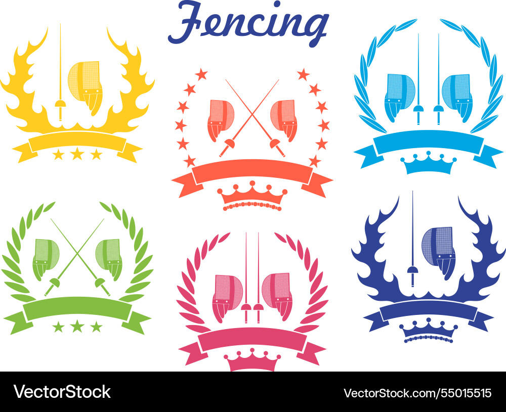 Fencing Royalty Free Vector Image - VectorStock