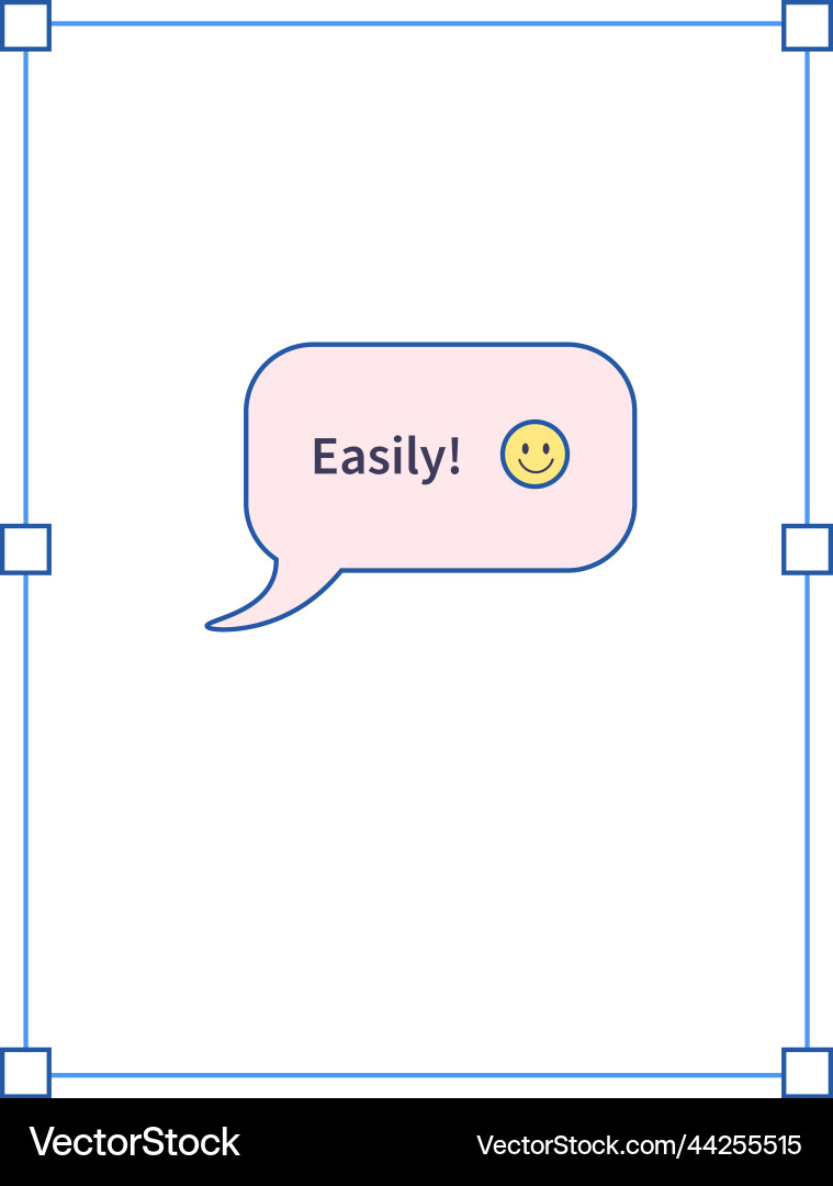 Interface of messenger social media communication Vector Image