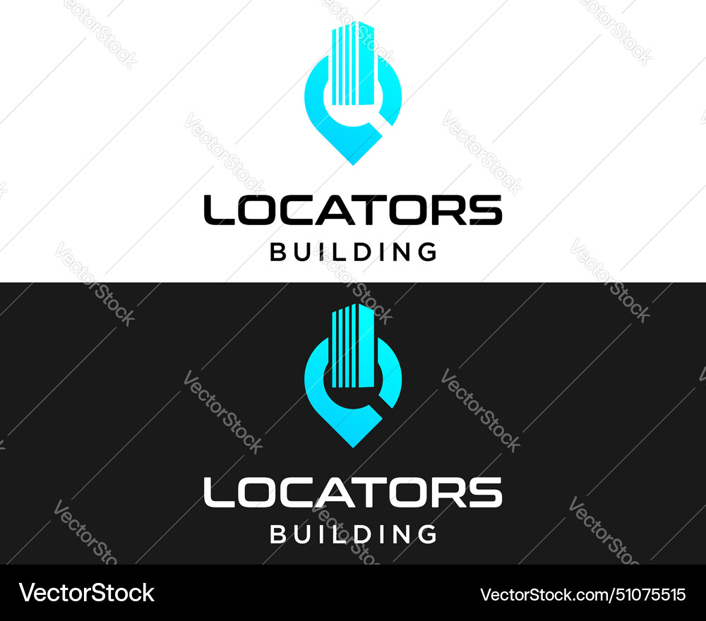 Locator logo Royalty Free Vector Image - VectorStock