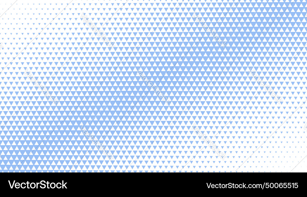 Triangle halftone geometrical pattern slanted Vector Image