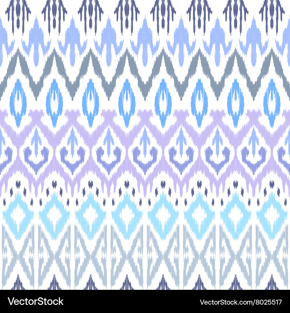 Ikat pattern Royalty Free Vector Image - VectorStock