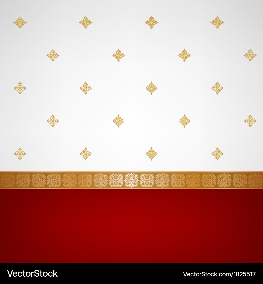 Indian background with border Royalty Free Vector Image