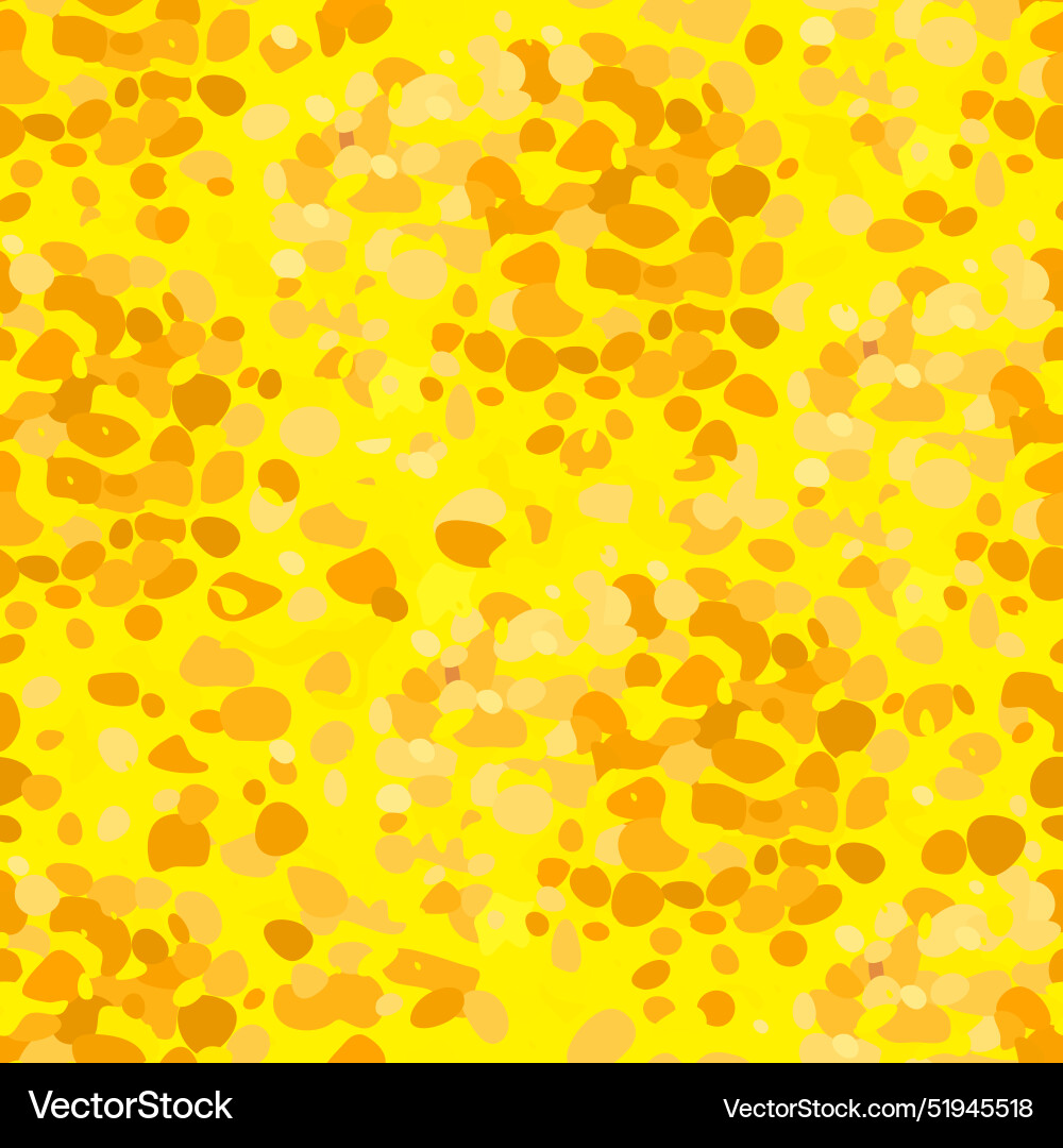 Seamless abstract yellow spotted pattern Vector Image