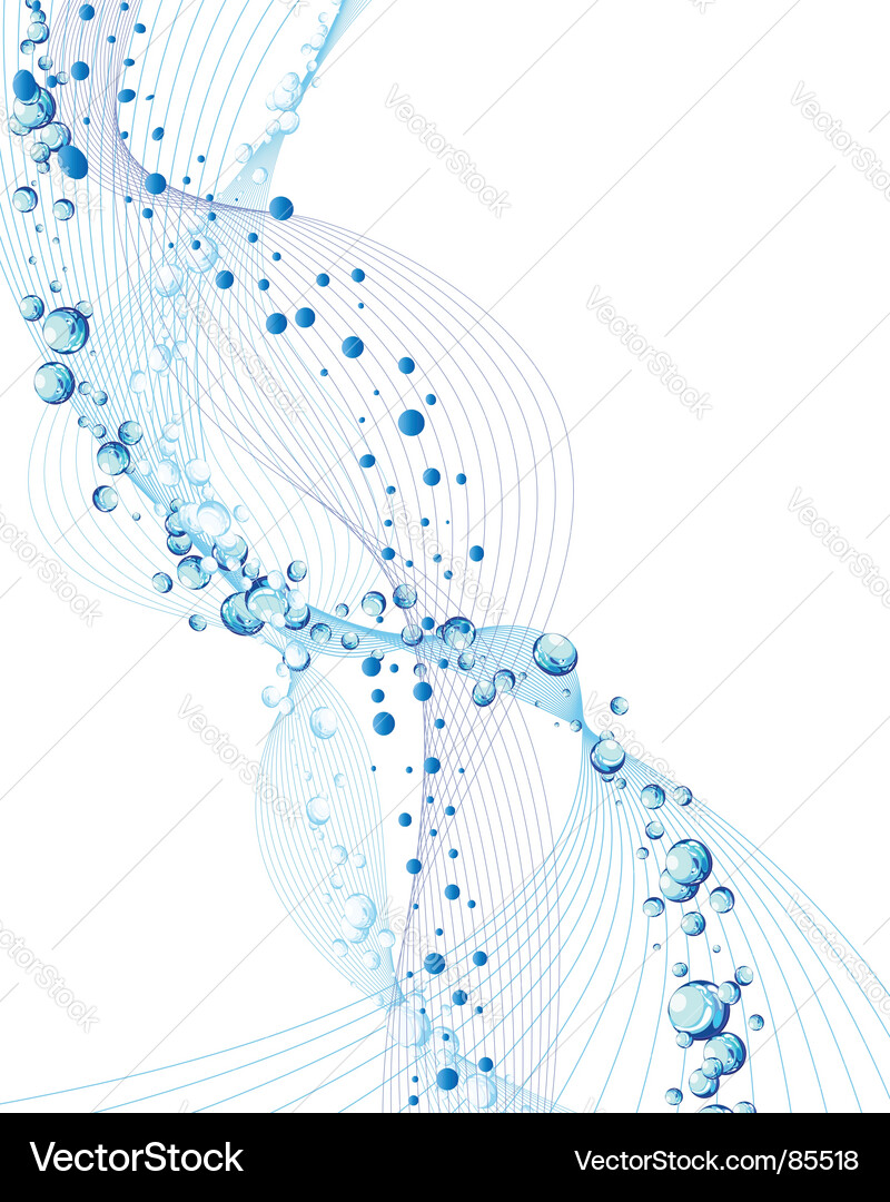 Water background Royalty Free Vector Image - VectorStock
