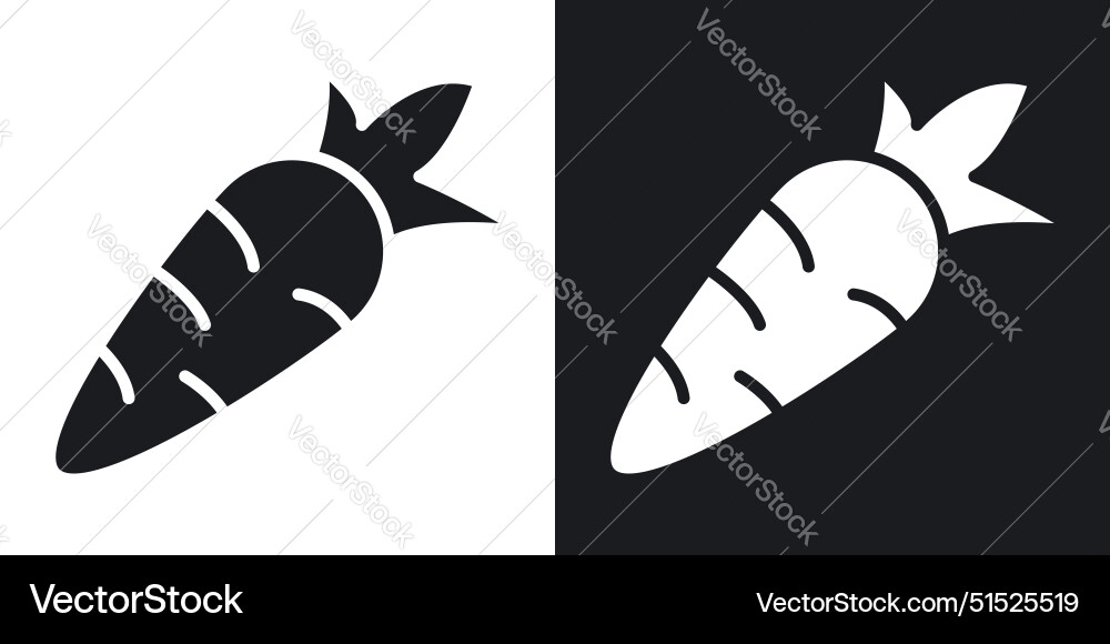 Carrot icon Royalty Free Vector Image - VectorStock
