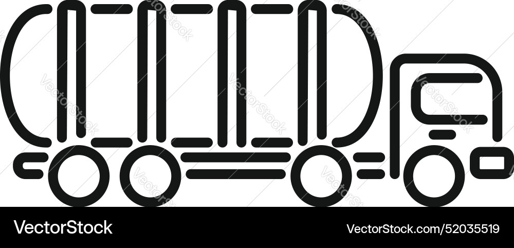 Garbage truck icon showing waste removal Vector Image