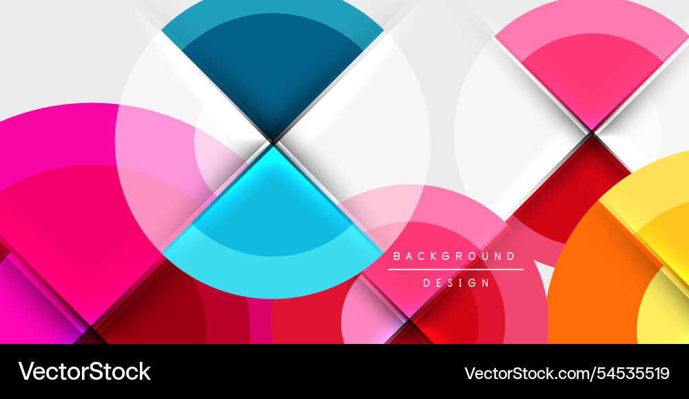 Techno circles and semi Royalty Free Vector Image