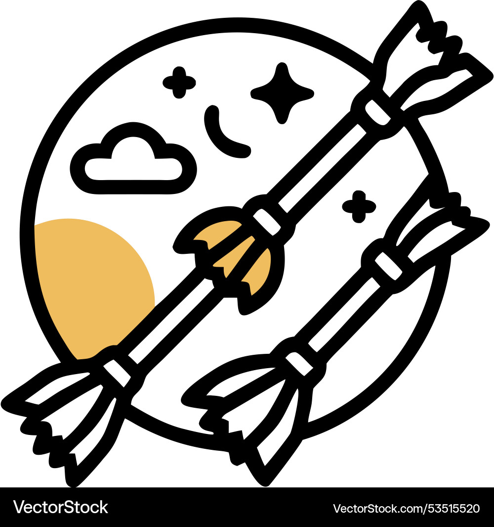 This logo design beautifully balances Royalty Free Vector