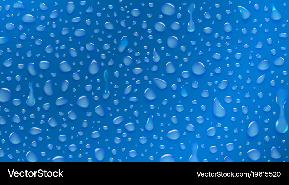 Water Droplets Background Royalty Free Vector Image